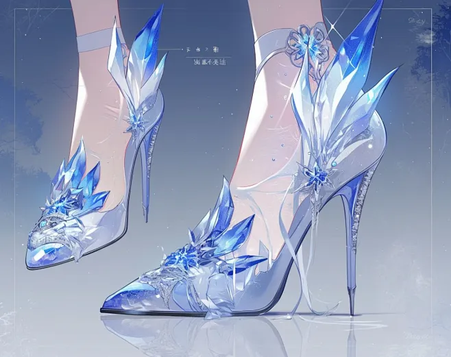其中包括图片：crystal heels-花瓣网