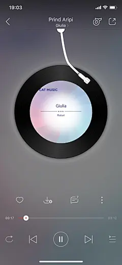 ipone x 音乐界面截图-花瓣网