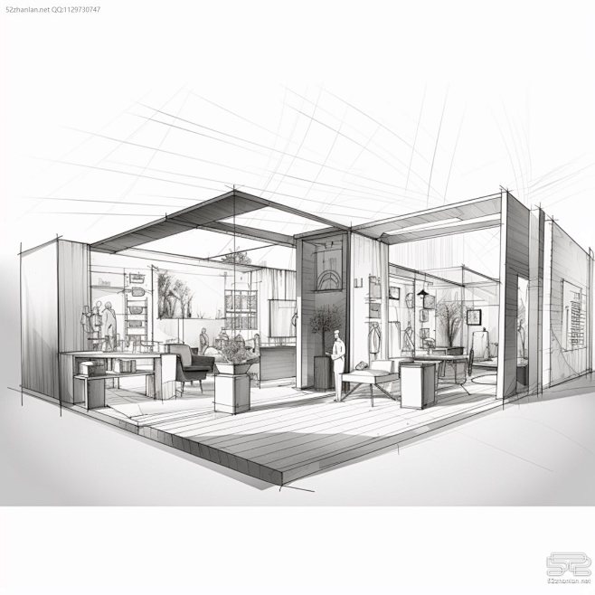 MidJourney AI 展览设计提示词收藏【0002】 – 52展览设计图片_展览设计AI图库图片素材-花瓣网