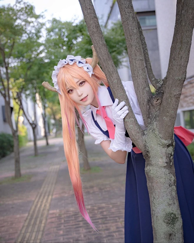 her name plz 시루/Siru_0207 小林家的龙女仆cosplay 可爱滴捏-喵喵啪-花瓣网