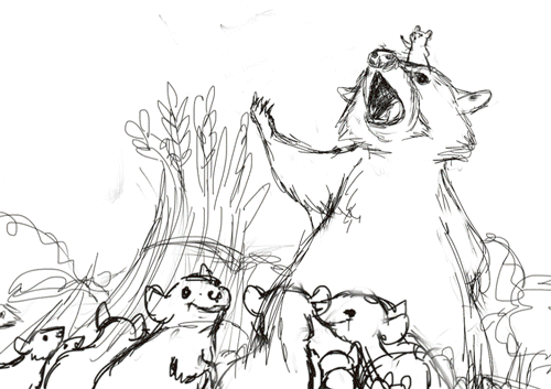 Lion&Raccoon-3-花瓣网