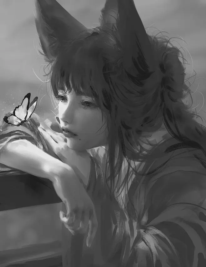 @图维画社 | 画师【NIXEU】厚涂插画集-花瓣网