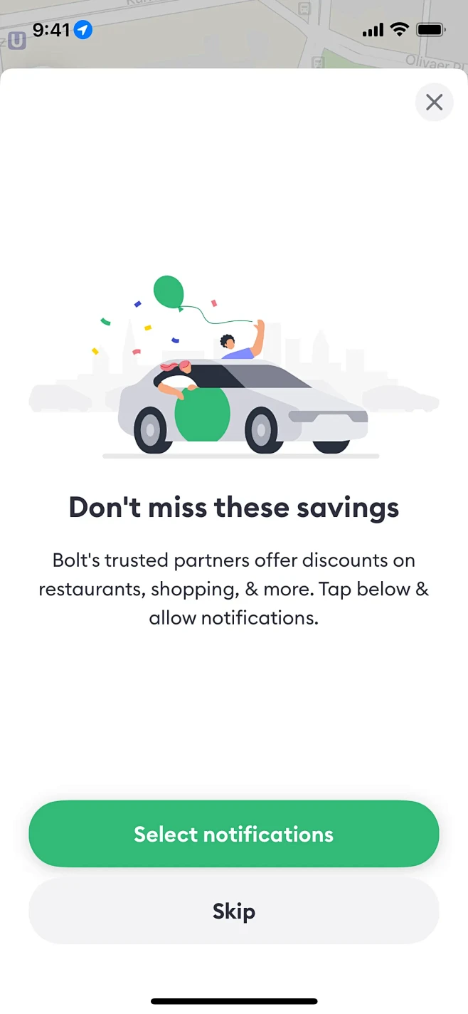 Bolt Onboarding screen-花瓣网