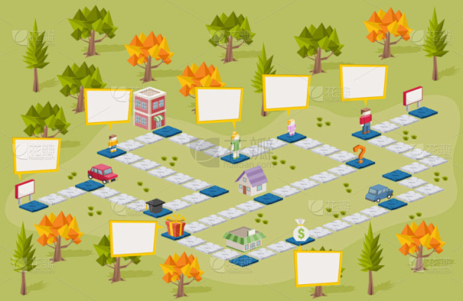 与人们的棋盘游戏