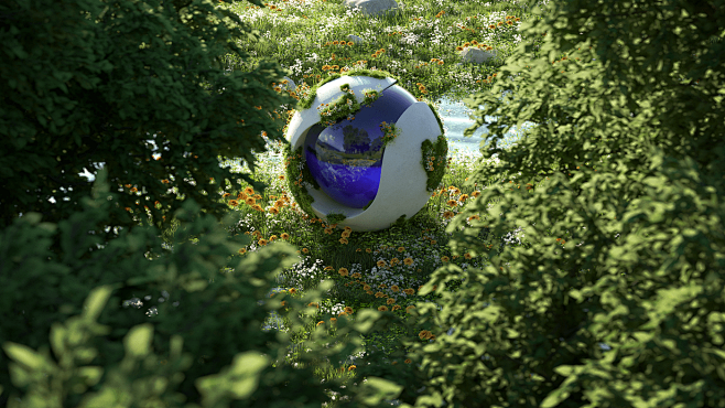 2D 3D aftereffect CGI cinema 4d graphic motion Nature octane Render
