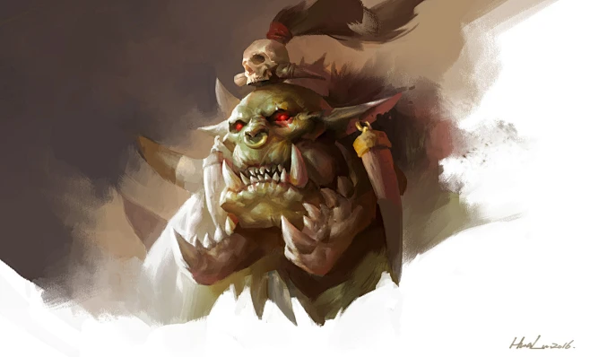 ORC, Hua Lu : ORC by Hua Lu on ArtStation.-花瓣网