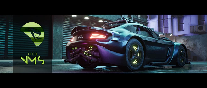Cyberpunk Car | NMS V1P3R, Auleek Ltd : The cyberpunk themed car was ...