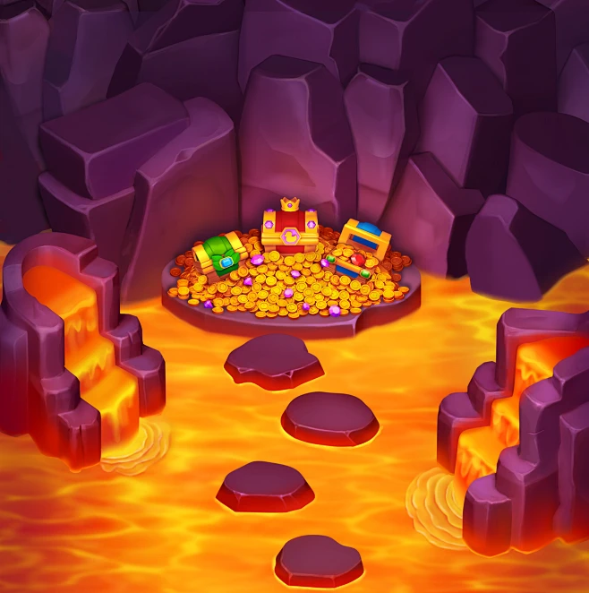 Lava event (final render+animation)-花瓣网