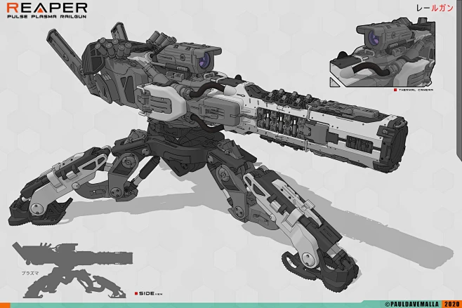 Reaper Pulse Plasma Railgun SKETCHUP SHOT, Paul Dave Malla : Follow me ...