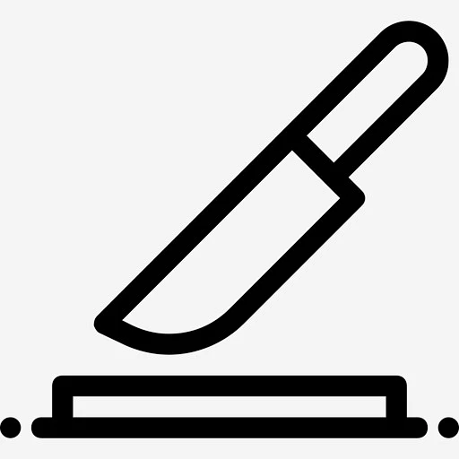 刀切厨房图标svg_新图网 https://ixintu.com 刀 切 切片 厨房 桌子-花瓣网