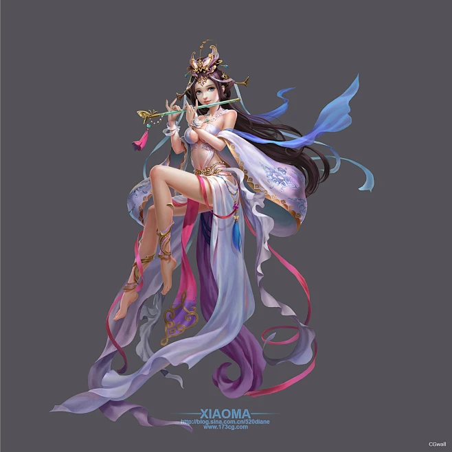 CGwall游戏原画网站_美女-花瓣网