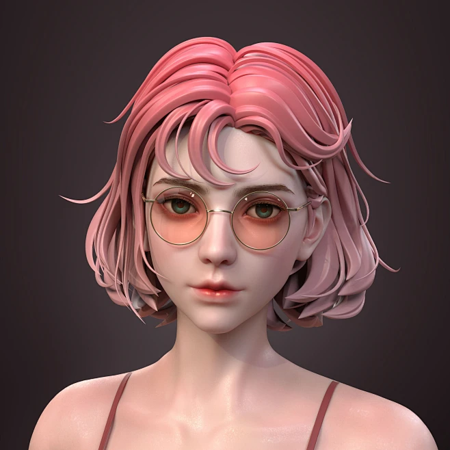 Cute Girl, miao qi : Try a new style. Take some inspiration from Karmen Loh's work. https://www ...