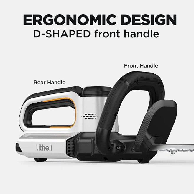 Amazon.com : Litheli 20V Hedge Trimmer, 20'' Cordless Hedge Trimmer for ...