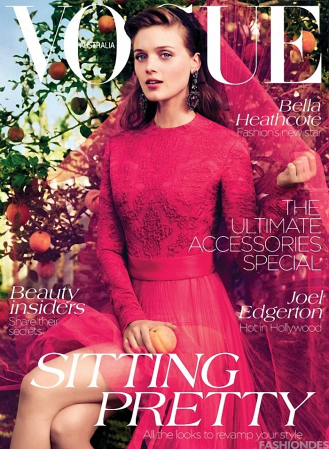 Bella Heathcote for《Vogue Australia》September 2012-花瓣网