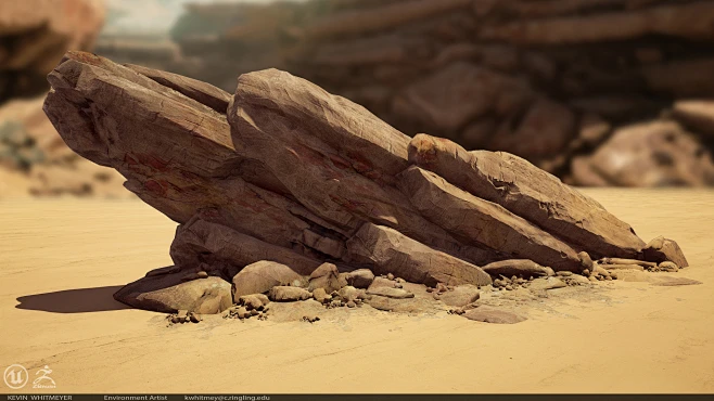 岩石原画山石原画石头原画来自cgbook.cn (121)图片_好看的截图图片素材-花瓣网