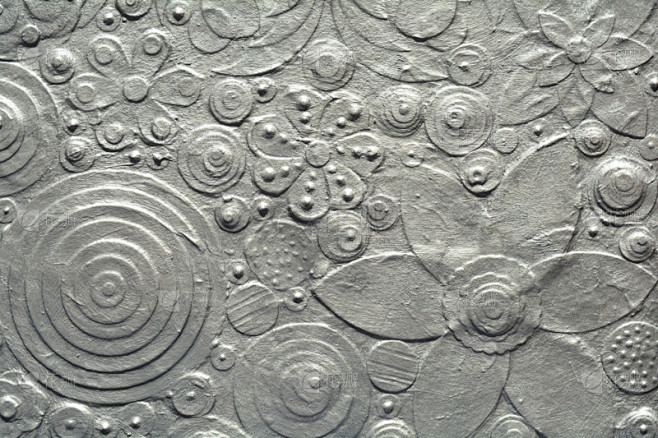Metal flower plate