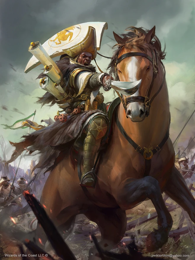 Heron’s Grace Champion, Viktor Titov : done for Magic the Gathering ...