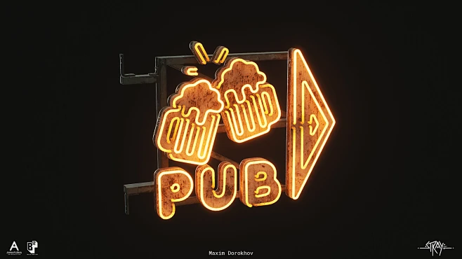 Stray - Neon Signs-花瓣网