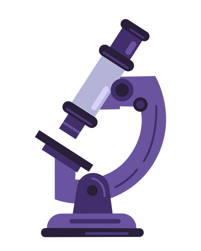 显微镜卡通器材-花瓣网