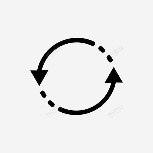 循环重复使用刷新图标 重复使用 icon 标识 标志 UI图标 设计图片 免费下载 页面网页 平面电商 创意素材