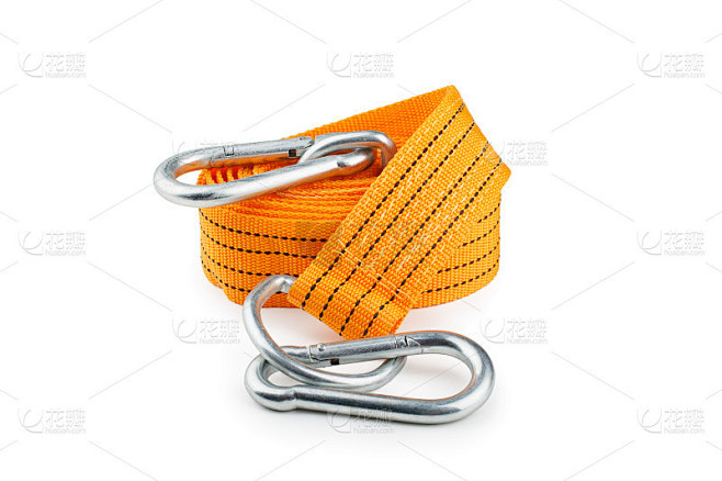 拖缆孤立在白色背景上