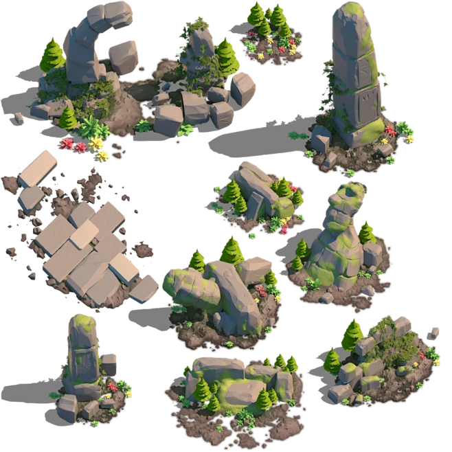 文明觉醒 美术资源素材(464M)-【综合_2D_3D资源】-集合资源,微元素 - 手游,资源,素材,链接,合集 - Element3ds.com!-花瓣网