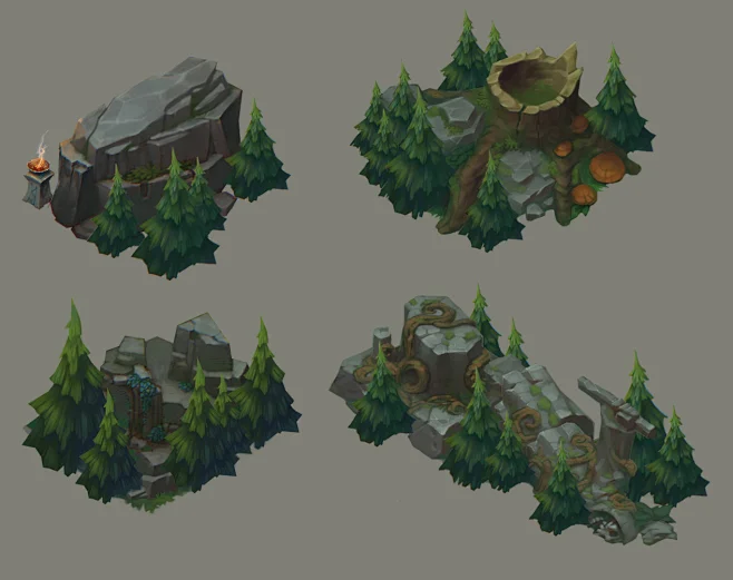 Forest landmarks, Stanislav Galai : Check out similar stuff from my colleague Evgeniy http://www ...