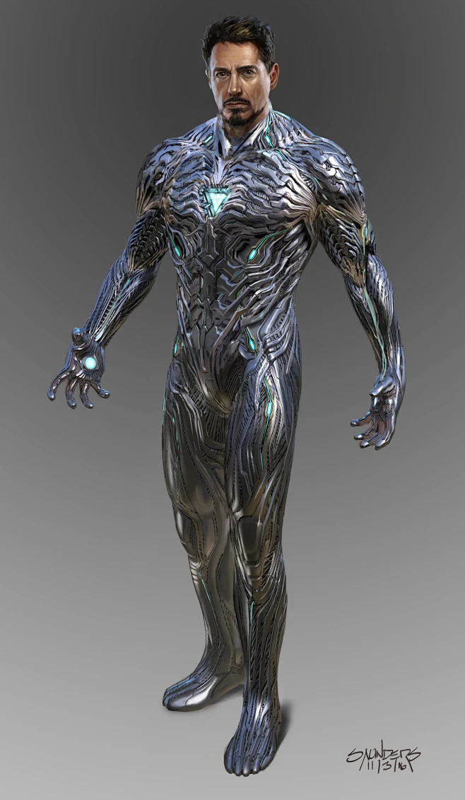 Avengers: Infinity War - Iron Man Mk 50 suit-up, Phil Saunders : This ...