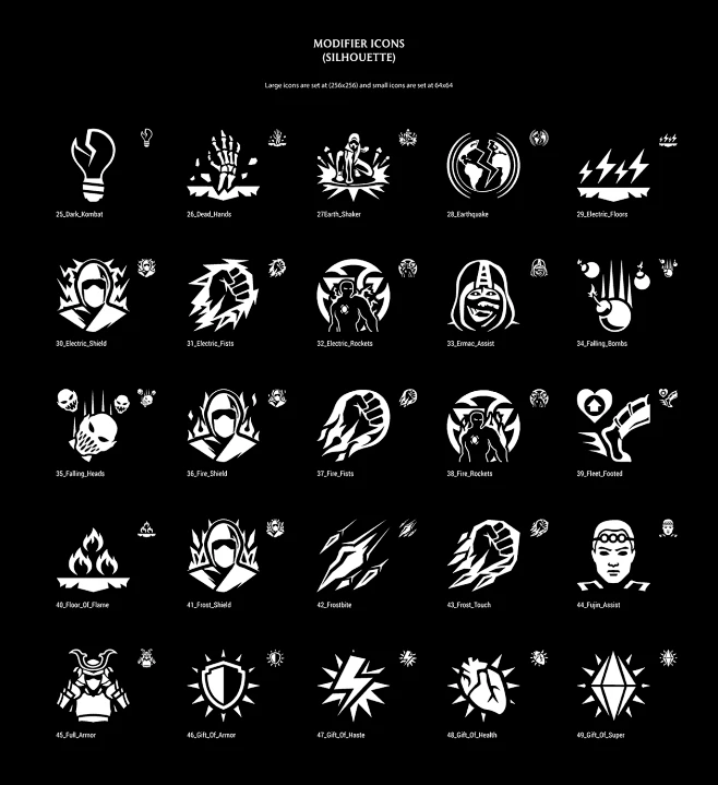 2.0 25 49 Modifier Icons Silhouettes 2.0_25-49_Modifier_Icons ...