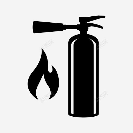 灭火器消防栓管子图标 免费下载 页面网页 平面电商 创意素材