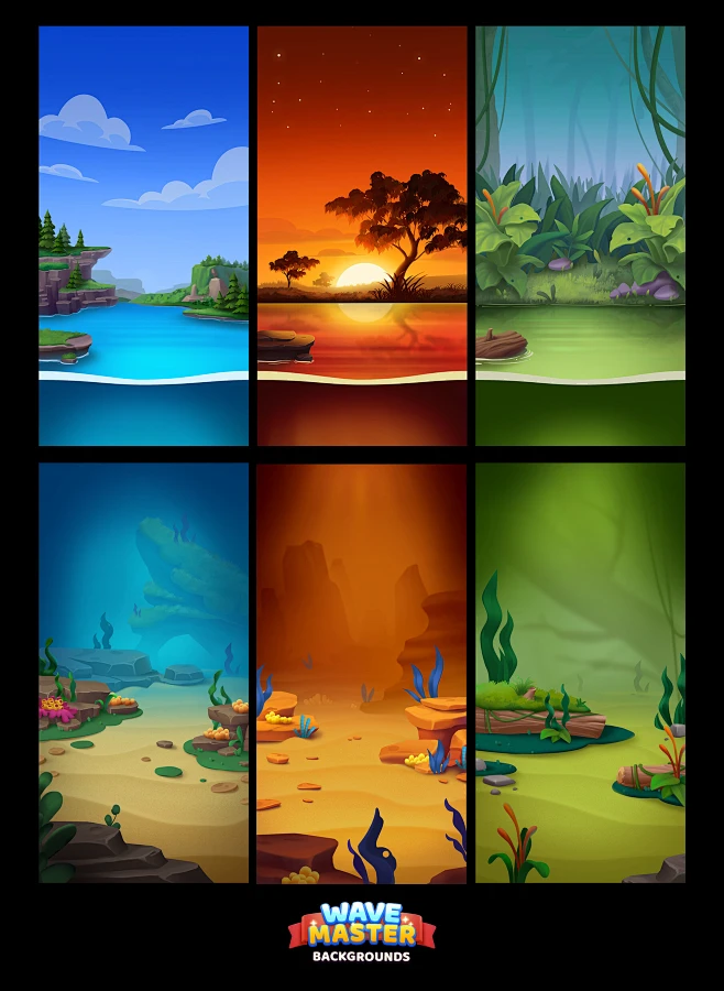 Wave Master - Backgrounds-花瓣网