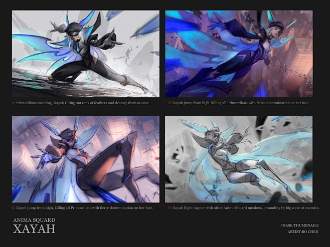Battle Bat Xayah splash art