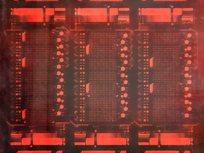 blade runner graphics design UI grunge Film gfx sci-fi blade runner ...