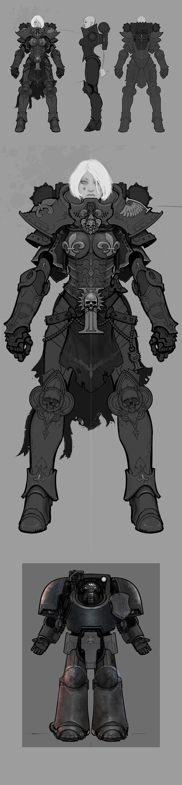 Sisters of Battle Concept Art