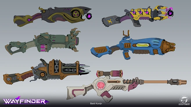 Wayfinder Weapon Concepts-花瓣网