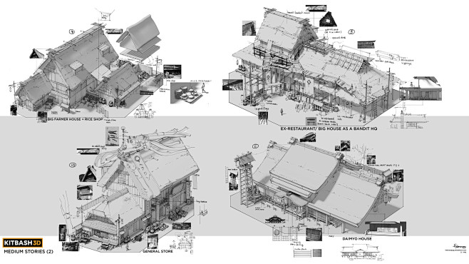 Shogun Kit - Kitbash3d（概念短语） (2)