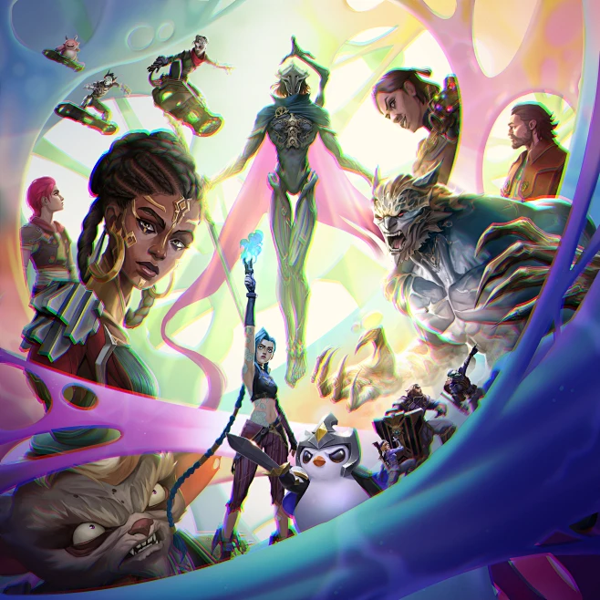 TFT: Into the Arcane图片_群像图片素材-花瓣网