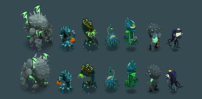 [DOFUS]CHARACTER DESIGN SPRITES-花瓣网