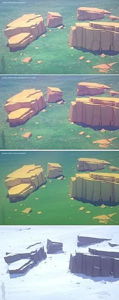 Polyquest Worlds: more than 110 different cliffs, rocks, blocks, stones ...