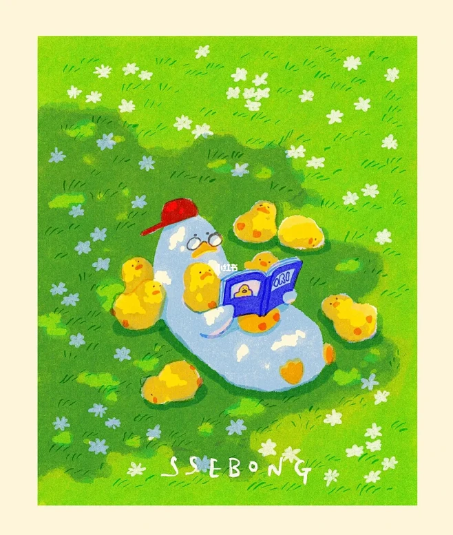插画师分享 vol.11 | Ssebong Kim-花瓣网