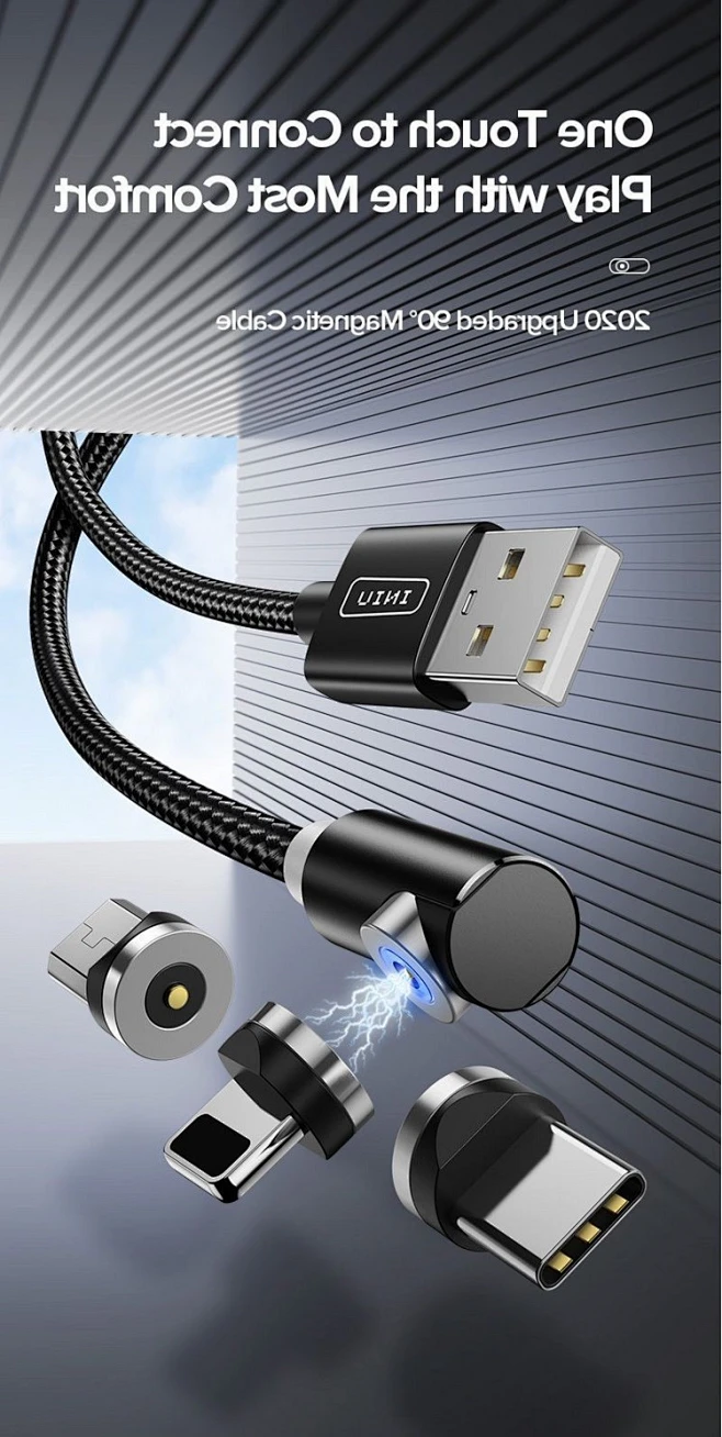 INIU Magnetic Micro USB Type C Cable Fast Charging Phone Cha-淘宝网-花瓣网