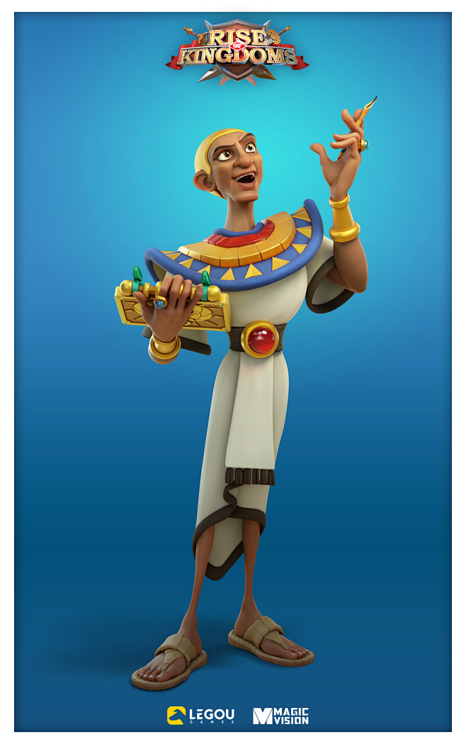 Rise of Kingdoms/万国觉醒 Hero-伊姆霍特普Imhotep