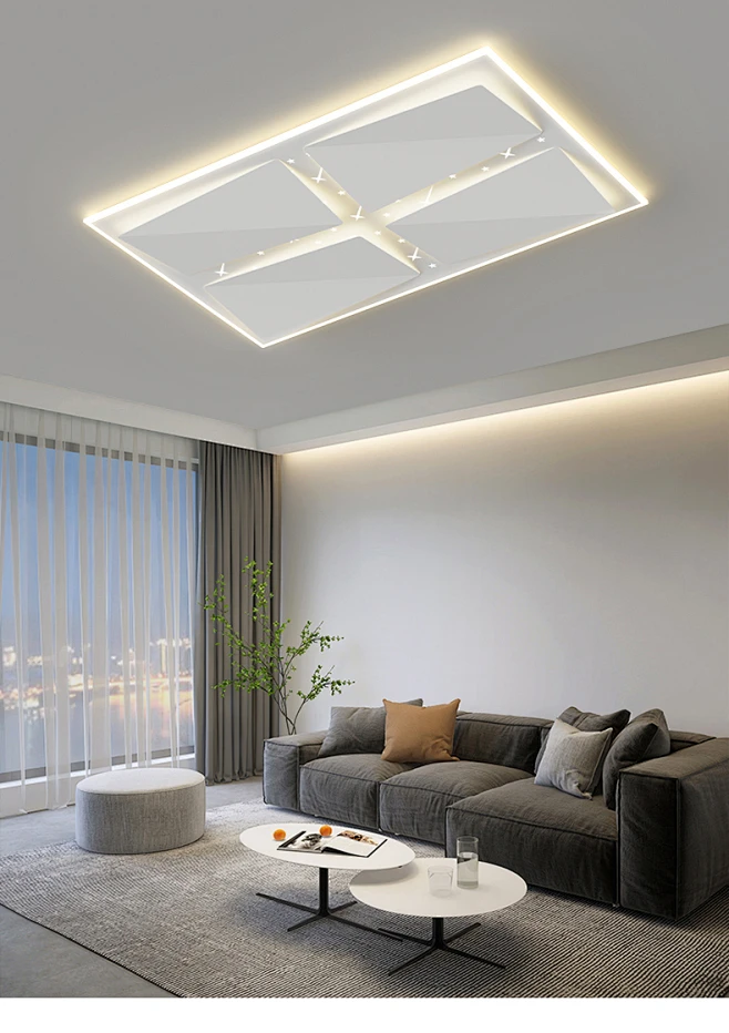 2023年新款客厅主灯现代简约大气客厅led吸顶灯北欧极简ins星星灯-tmall.com天猫-花瓣网