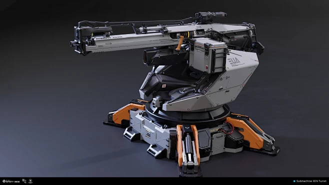 机枪溶质炮塔/Machine Gun XEN Turret Outpost: Infinity Siege/重装前哨-花瓣网