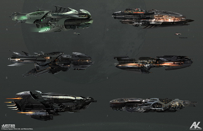 科幻战舰原画科幻载具原画科幻原画来自cgbook.cn (41)