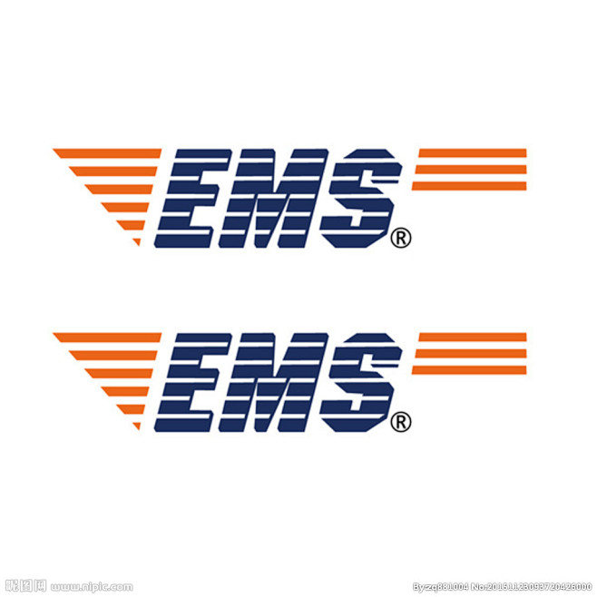 EMS LOGO标志矢量图