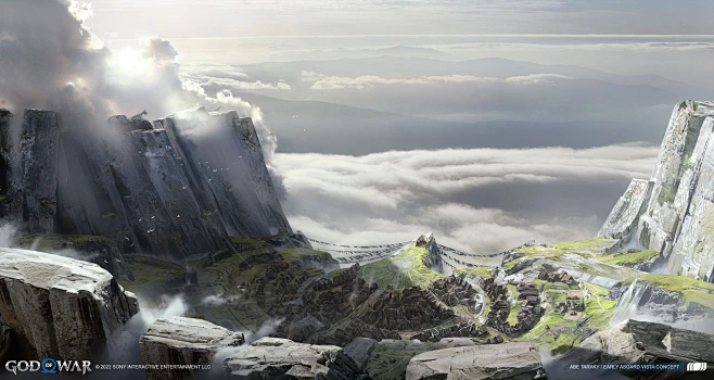 Asgard Hrimthur's Wall Vista-花瓣网