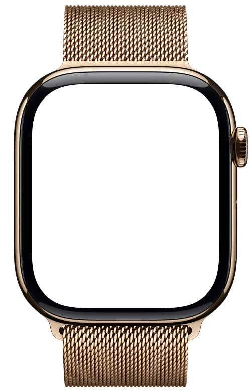Apple Watch S10 - 42mm - Titanium Gold + Milanese Loop Titanium Gold-花瓣网