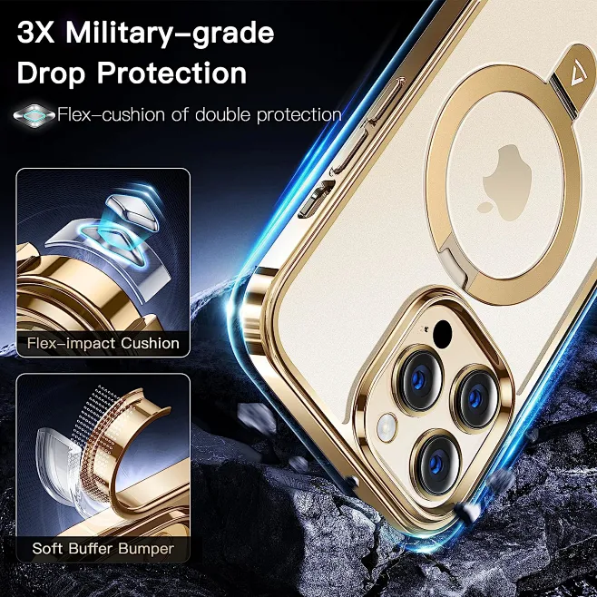 Amazon.com: Alphex Invisible Stand Magnetic Case for iPhone 14 Pro Max ...