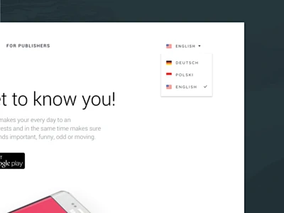 Language Picker-花瓣网